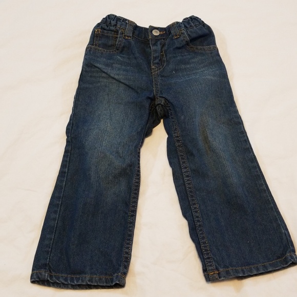 Levi's | Bottoms | Baby Levis Dark Wash Blue Whisker Wash Denim Toddler ...